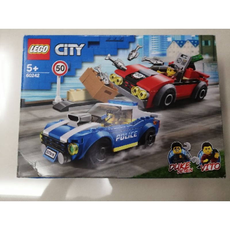 Lego 60242 City Highway Arrest Police Duke Vito (Box not mint) | Shopee ...