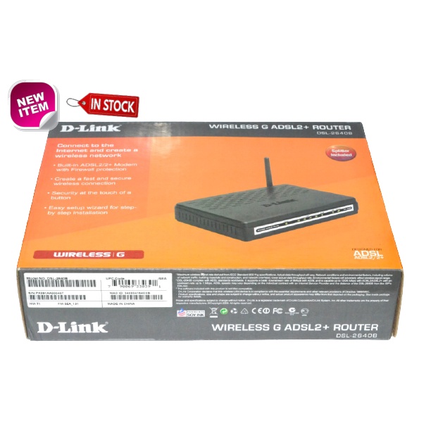 TM Streamyx D-Link Wireless ADSL2+ Modem Router DSL 2640B | Shopee Malaysia