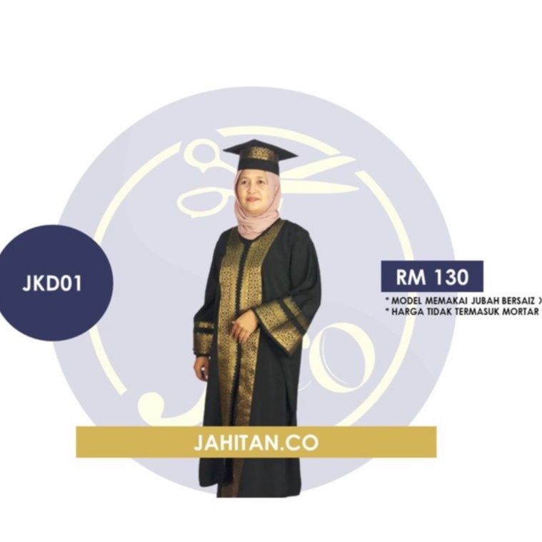 Jubah + topi konvokesyen pelajar universiti dewasa / Adult Convocation ...