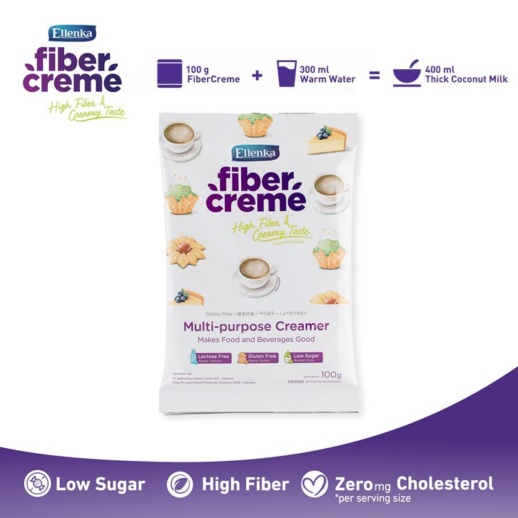 Ellenka Fiber Crème Multi-Purpose Creamer 100g | Shopee Malaysia