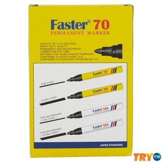 Faster MF70 Permanent Marker (12Pcs) - 3 Variants | Shopee Malaysia