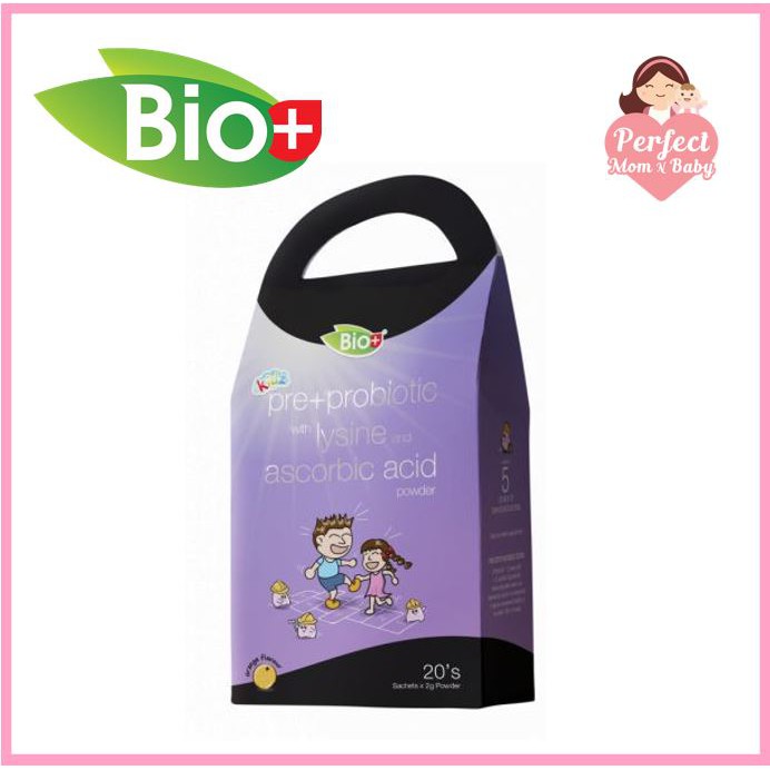 BIOPLUS Pre+Probiotic with Lysine and Ascorbic Acid (Vitamin C) Powder ...