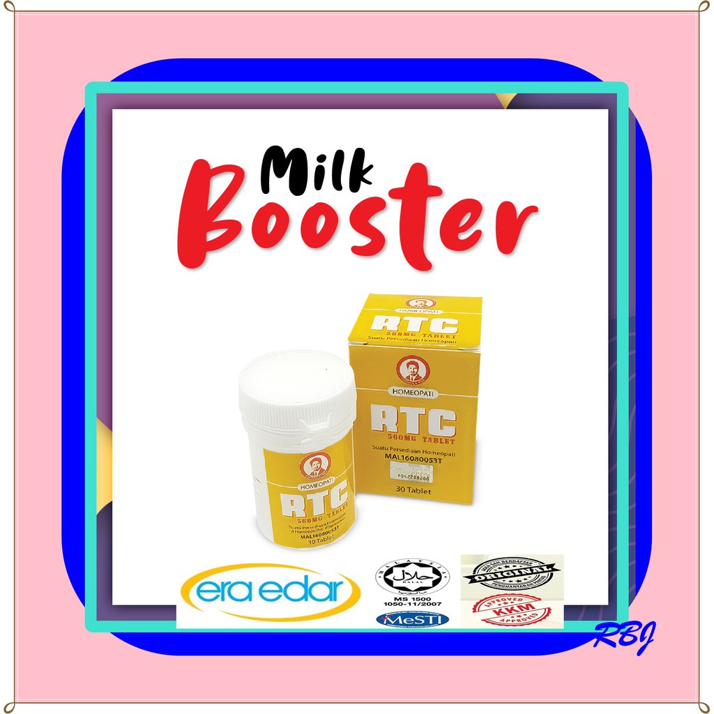 ( Breast Milk Booster ) RTC – Remedi Homeopati Rangsang Pengeluaran Susu Badan Ibu / Breast Milk ...