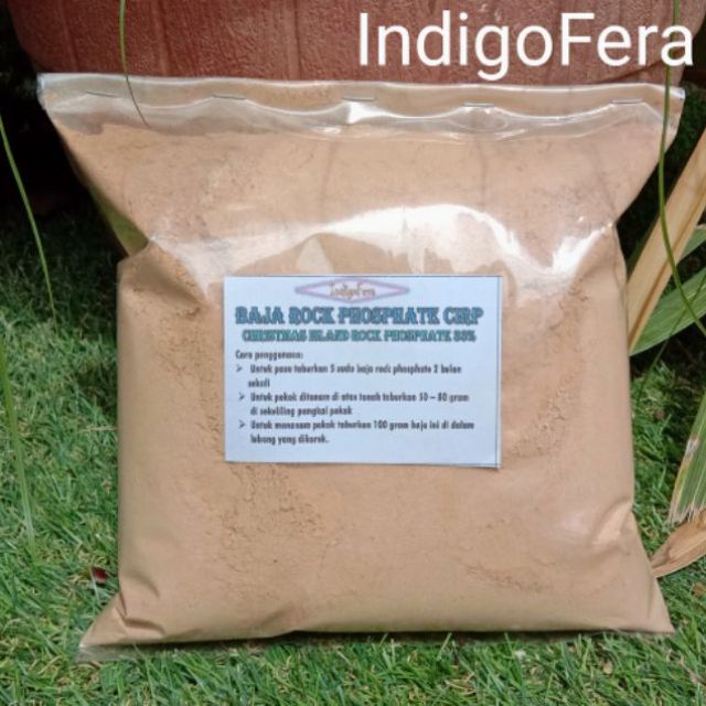 1KG BAJA PENGGALAK AKAR. ERP. Egyptian Rock Phosphate (P2O5) Baja ...