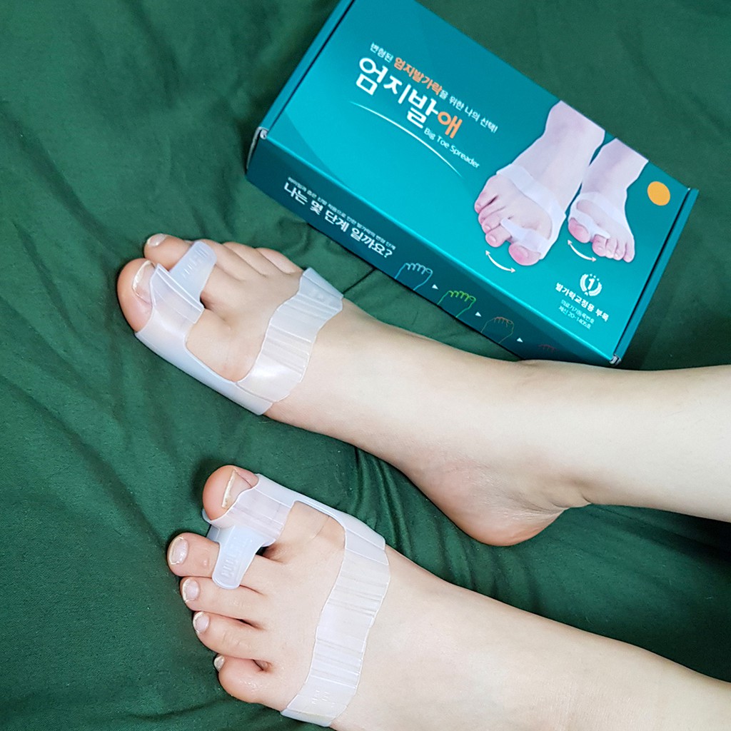 [COOLFIN] Korean Toe Spreader for Big Toe Stretching Silicon Toe ...