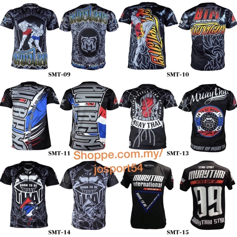 Baju Budak Muay Thai Original BORN TO BE MUAY THAI (Made In Thailand ...