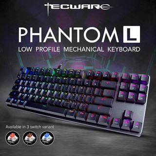 Tecware Phantom 87 104 TKL 2020 RGB B68 + Phantom L Low Profile Tecware ...