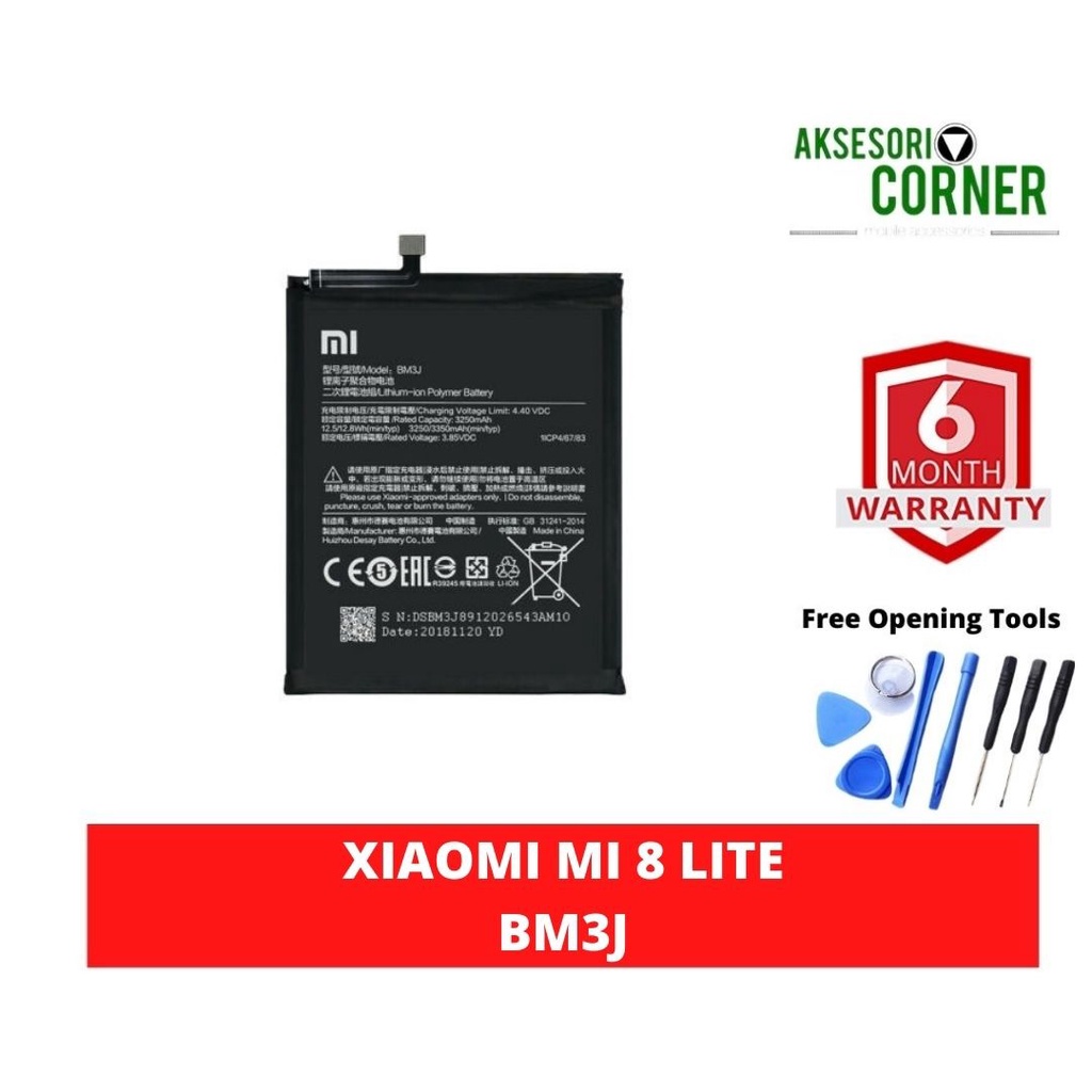 XIAOMI MI 8 LITE BATTERY BATERI BM3J | Shopee Malaysia