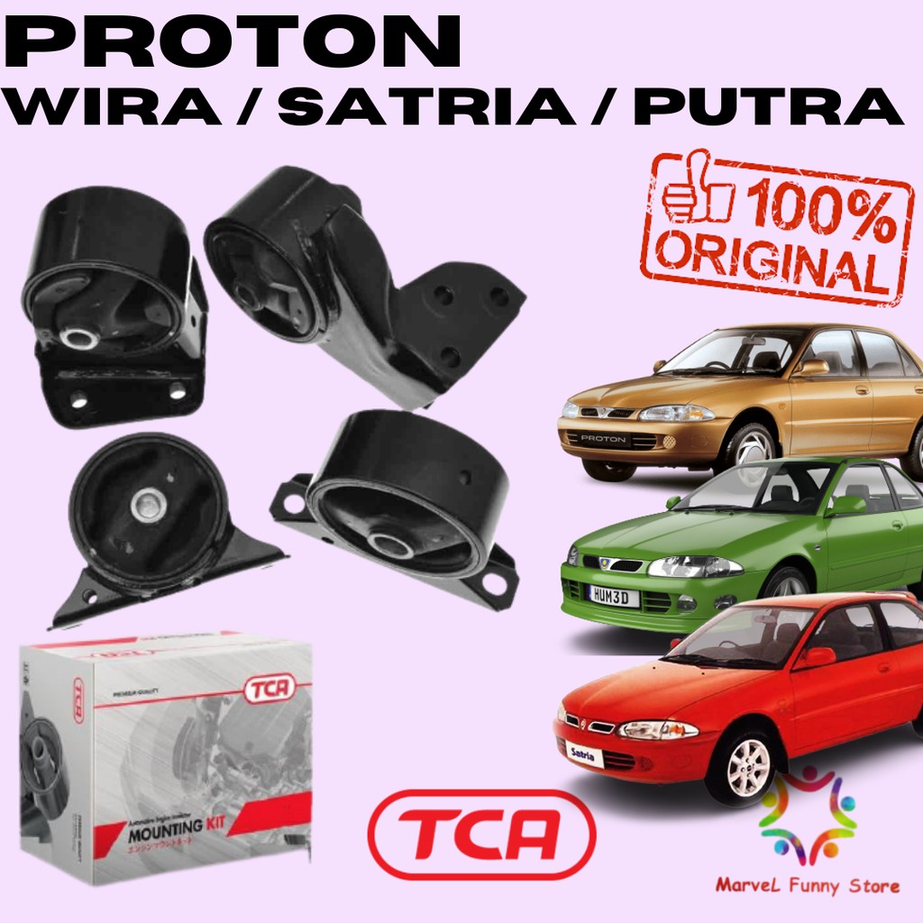 PROTON WIRA SATRIA PUTRA ENGINE MOUNTING 100% ORIGINAL TCA / TRT ...