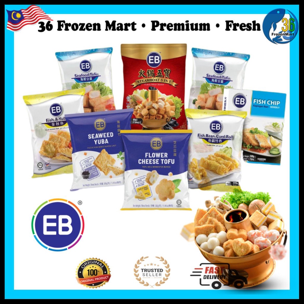 Halal EB Steamboat Hotpot Ingredient Cheese Tofo Seafood Tofo Frozen ...