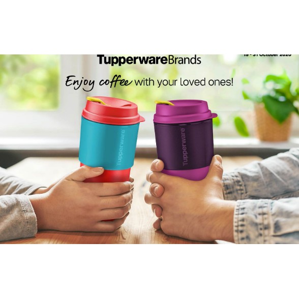 [Ready Stock] Tupperware Coffee To Go Coffee Cup Tumbler [Limited ...