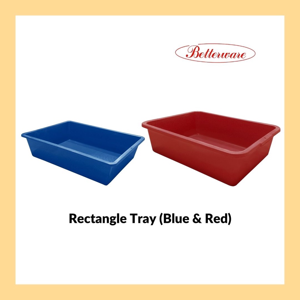 Betterware Plastic Tray Rectangle BASIN / Plastic Storage tray /Storage ...