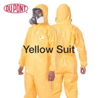 Disposable Coverall Yellow Suit DuPont Tyvek Tychem C (EN14126 ...