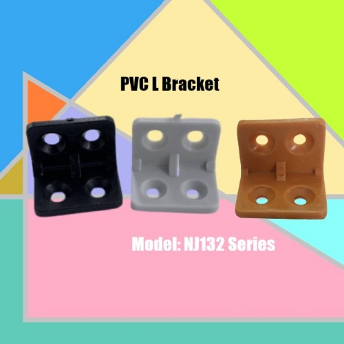25mm PVC L Bracket (White / Black / Brown ) | Shopee Malaysia