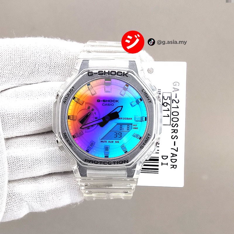 G SHOCK GA-2100 GA-2100SRS GA-2100SRS-7A GA-2100SRS-7ADR Tmj Rainbow ...