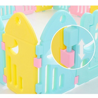 Pagar Mainan Budak 11PCS Baby Safety Fence Playground Gate Kids Fun ...