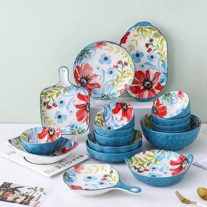 Seramic Japanese/Nordic Dinnerware Set/ Set Pinggan Mangkuk Seramik ...