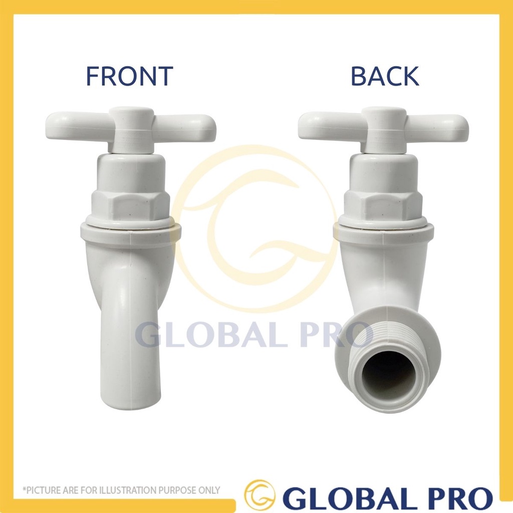 [READY STOCK] SY 1/2" PVC Bib Tap Water Tap Plastic Bib Tap Kitchen ...