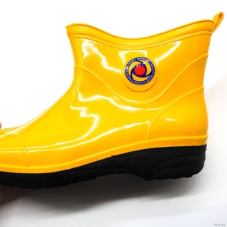 [Ready Stock]Kaakeekuu High Quality Rubber Rain Boot (Yellow/Kasut Boot ...