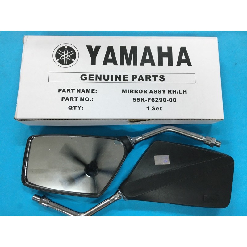 YAMAHA Side Mirror RXZ 5Speed/Y100/RXS PETAK Batang CHROME | Shopee ...