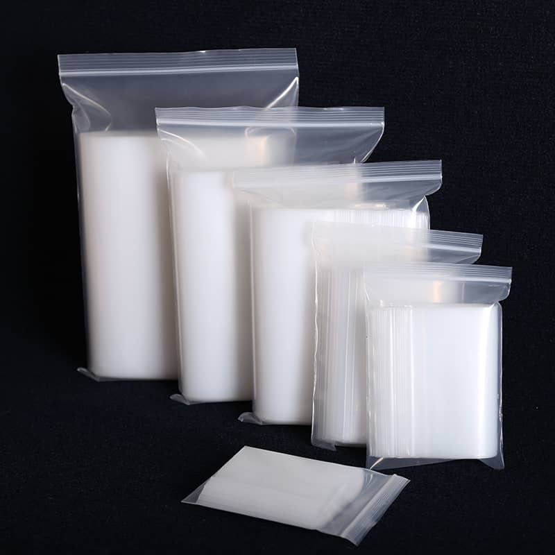 500pcs/100pcs Ziplock Lutsinar Plastic Ziplock Bag Plastik Kerepek ...