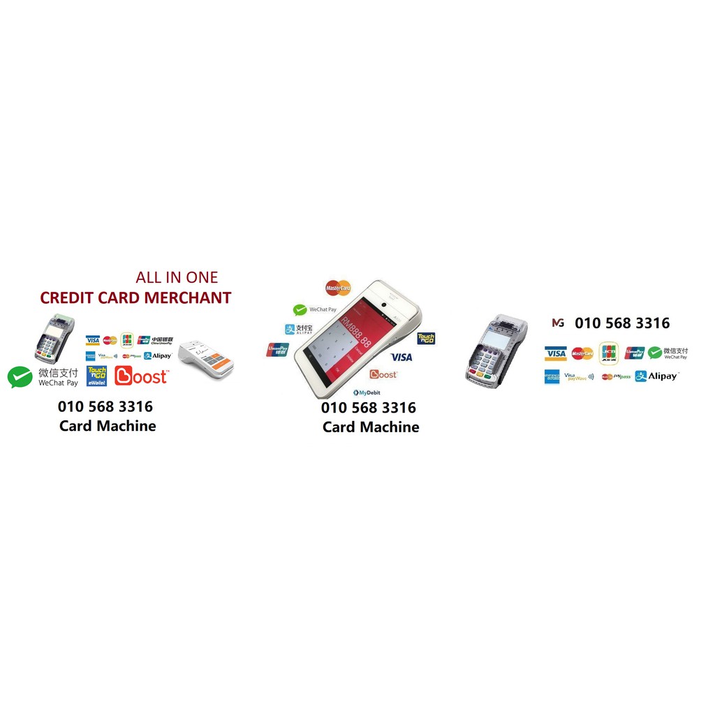 Bank Credit Card Terminal Merchant Machine All in one | Shopee Malaysia