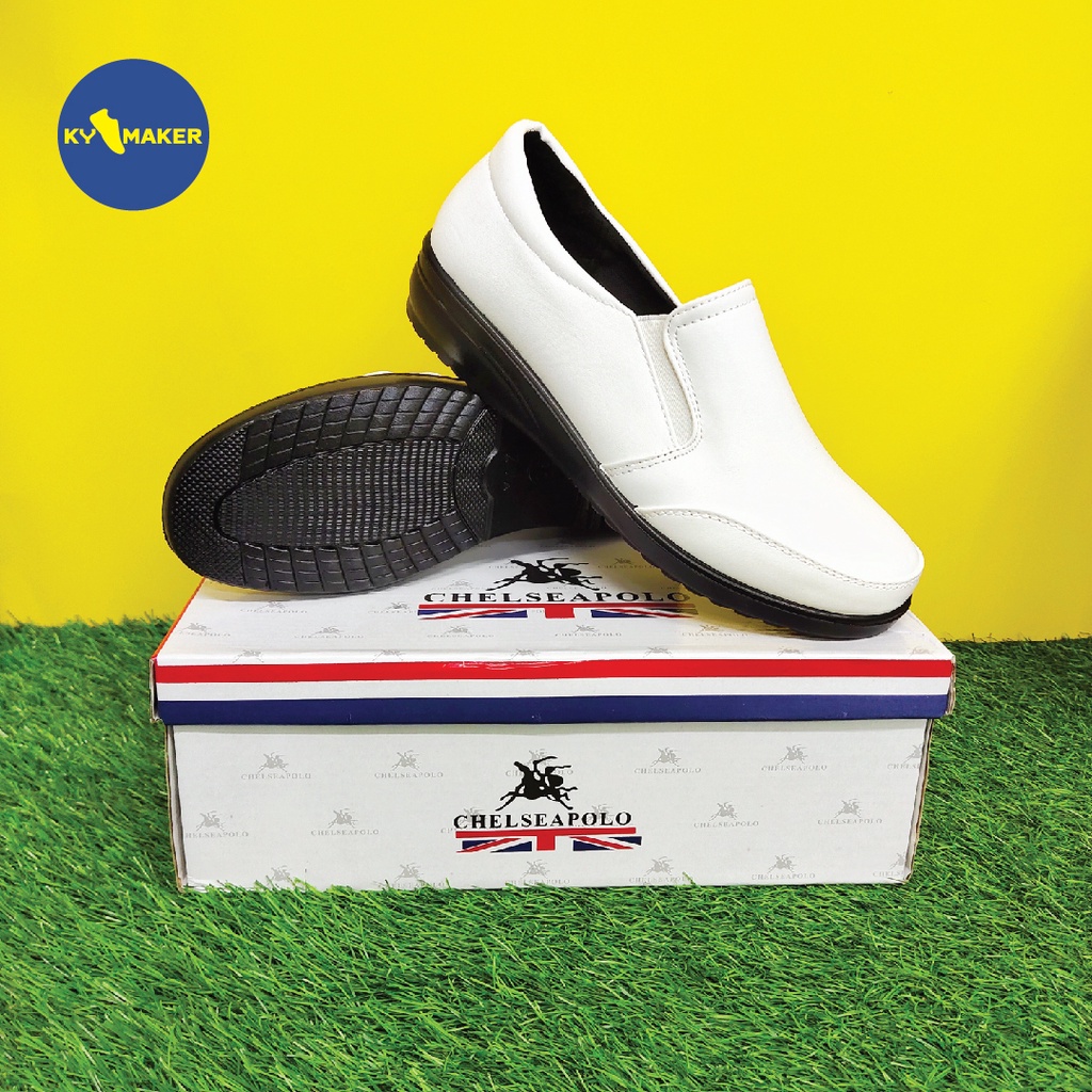 Kasut Putih Kesihatan/Misi/Nurse Wanita/Formal White Flat Heel | Shopee ...