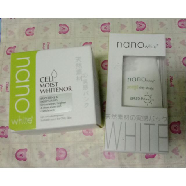 NANO WHITE CELL WHITENOR & OMEGA DAY SHIELD | Shopee Malaysia