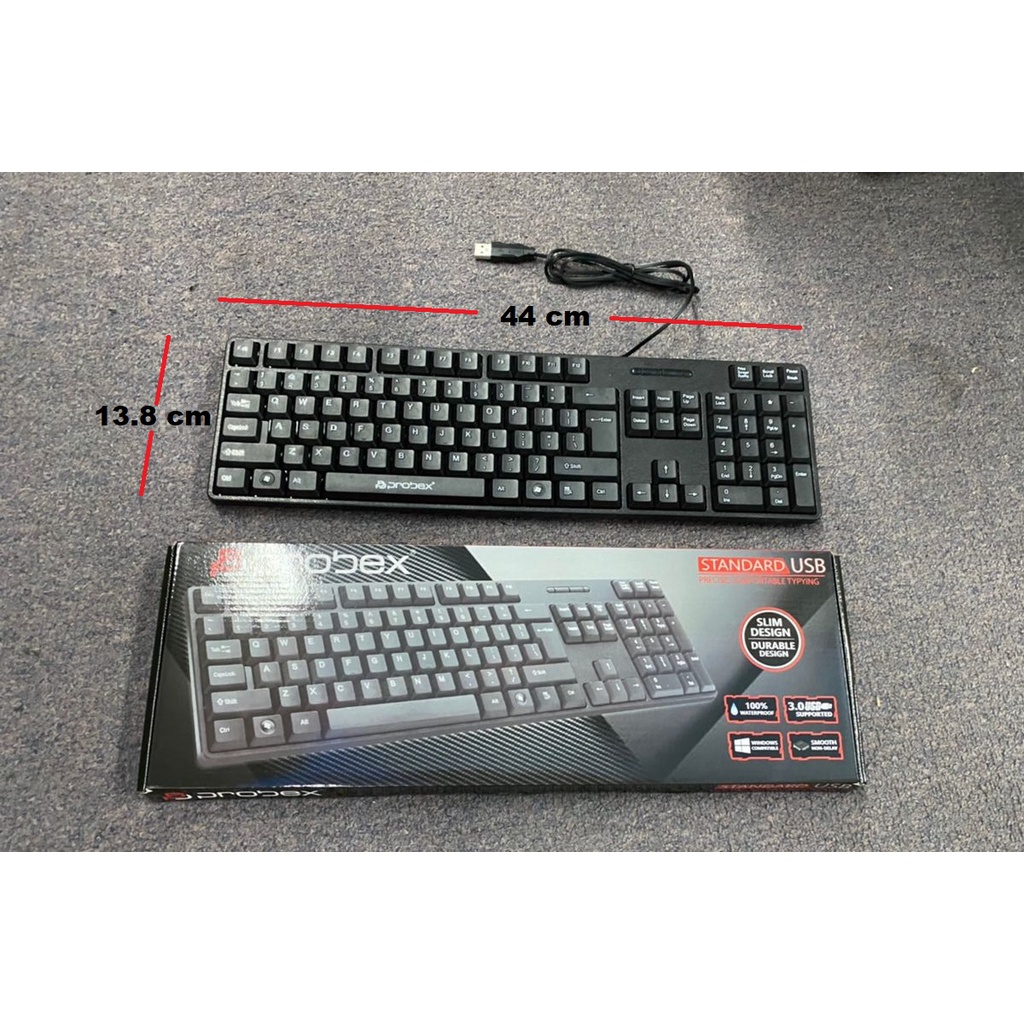 PROBEX USB STANDARD KEYBOARD (KB-USB) | Shopee Malaysia