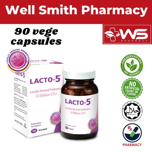 Lacto-5 (90 Vegetable Capsules) | Shopee Malaysia