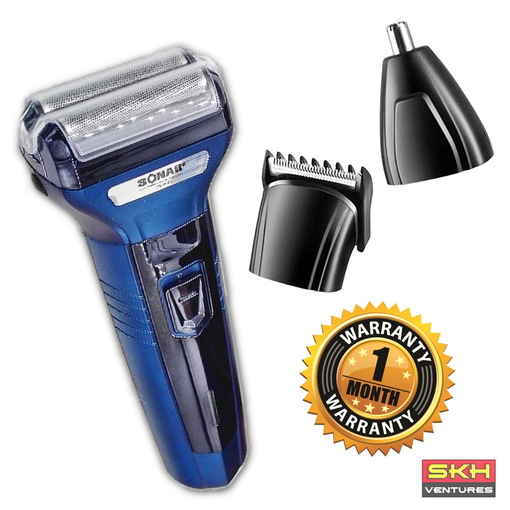 Sonar Rechargeable Hair Trimmer & Shaver [SN-6020] - 3 In 1 Functions ...