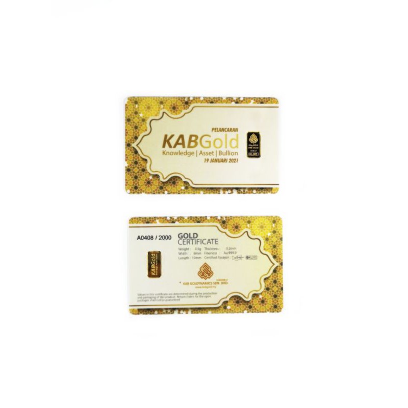 KAB Gold Special Edition Pelancaran 9999 0.5g 24k (SoldOut Production ...