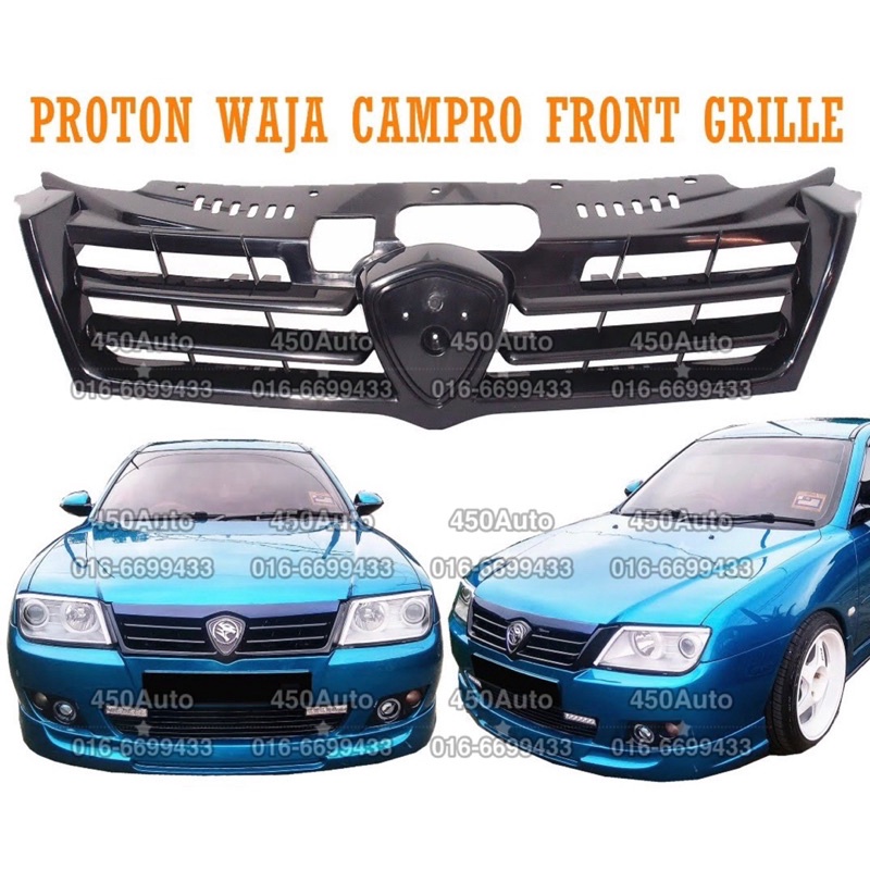 PROTON WAJA 2007 CAMPRO CPS FRONT GRILLE GRILL SARONG ABS DEPAN DAPAN ...
