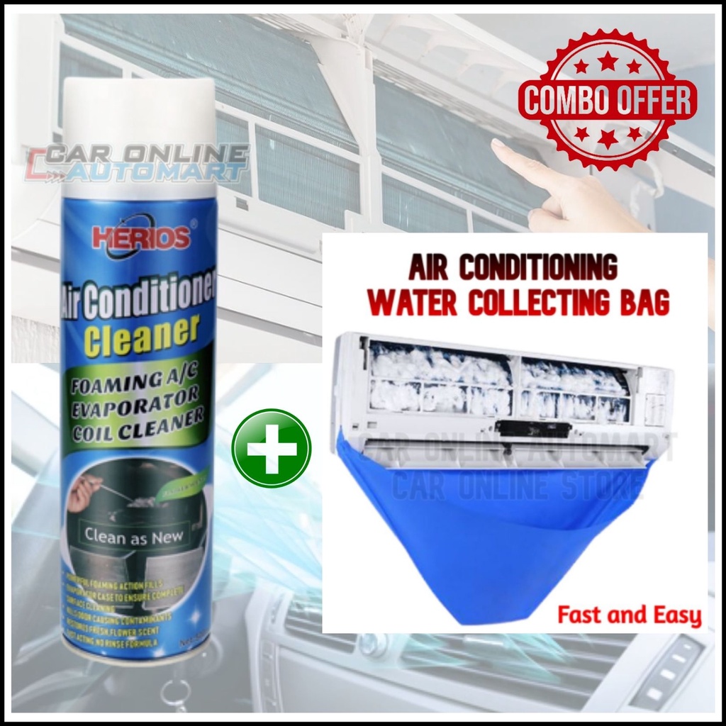 500ML Air Conditioner Foam Spray Cleaner for Car Home Foaming A/C ...