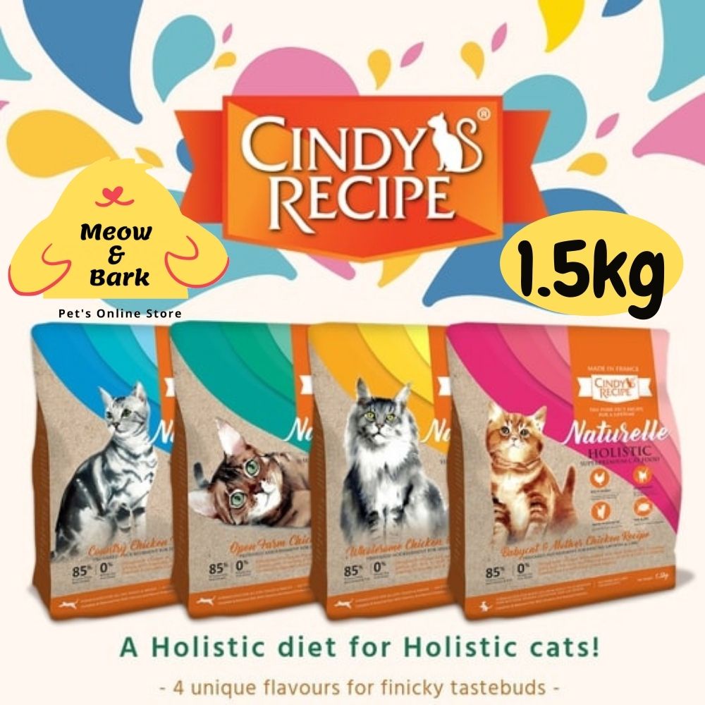 Cindy's Recipe Naturelle Holistic 1.5kg Superpremium Cat Food | Shopee ...