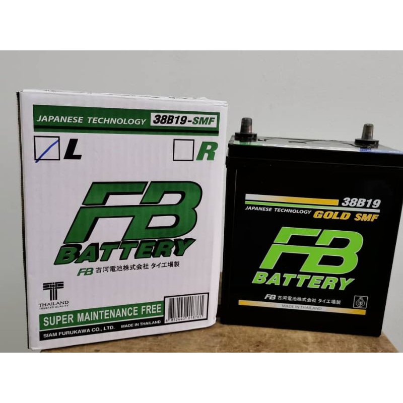 Car battery Furukawa battery Super Maintenance Free 38B19L(NS40ZL ...