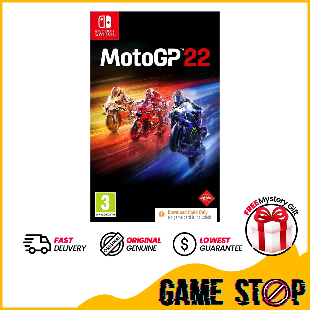NSW Switch MotoGP Moto GP 22 English Version (Digital Code in Box ...