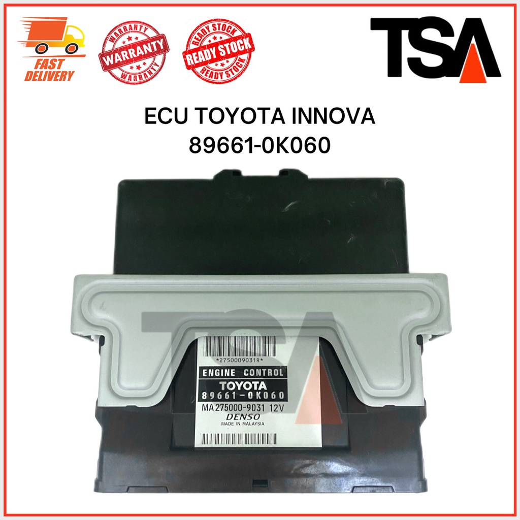 ECU TOYOTA INNOVA - 89661-0K060 Engine Control Unit Computer Box | Shopee Malaysia