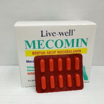 Live Well Mecomin Mecobalamin 500mg Capsules | Shopee Malaysia