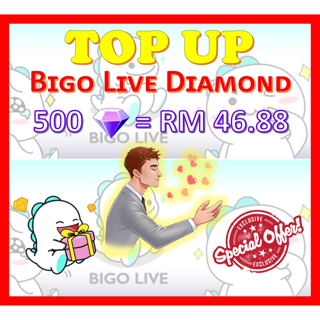 BIGO DIAMOND [BIGO ID only] BIGO LIVE TOPUP - TOP UP BIGO LIVE CHEAPEST ...