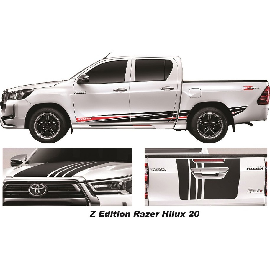 TOYOTA HILUX REVO Z EDITION RAZER BODY STICKER | Shopee Malaysia