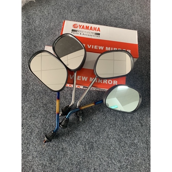 Side Mirror Chrome & Titanium Yamaha (Universal) | Shopee Malaysia