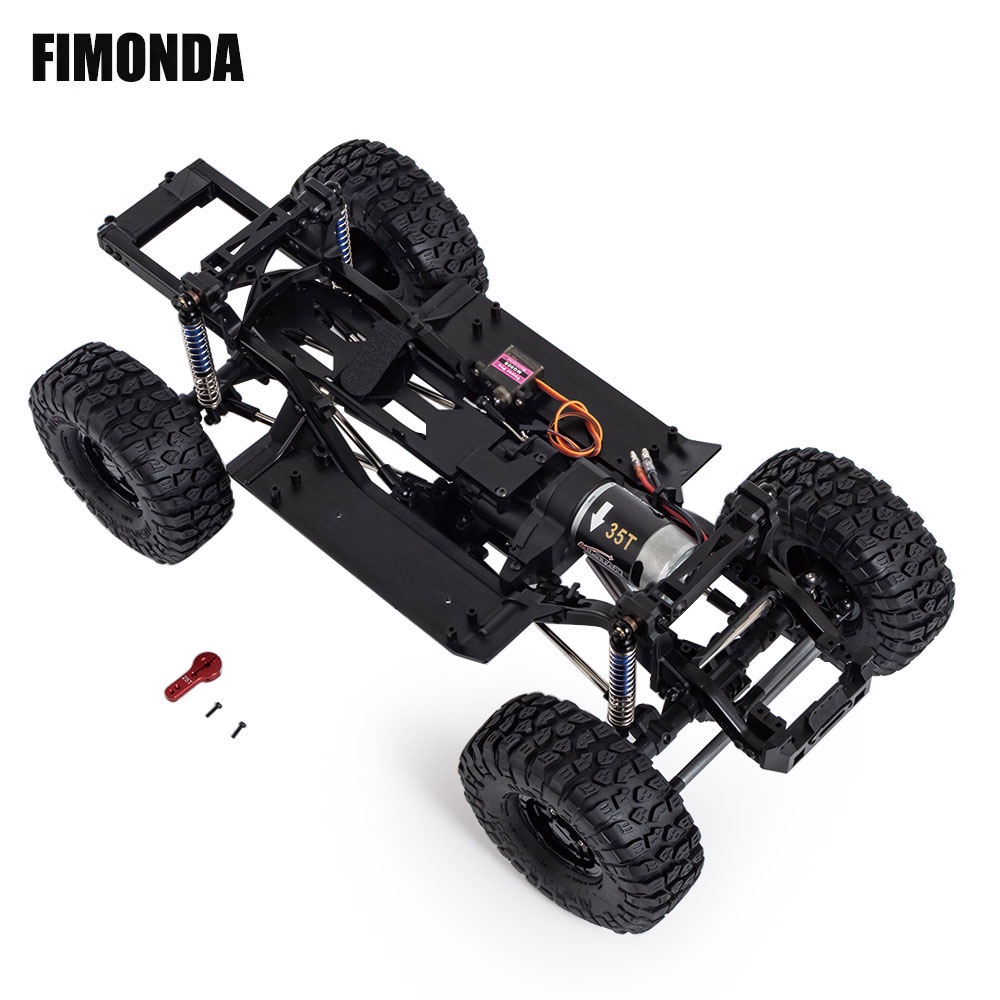 TRX-4 Two-Speed Gearbox Plastic Chassis Frame with 550 35T Motor for 1/ ...