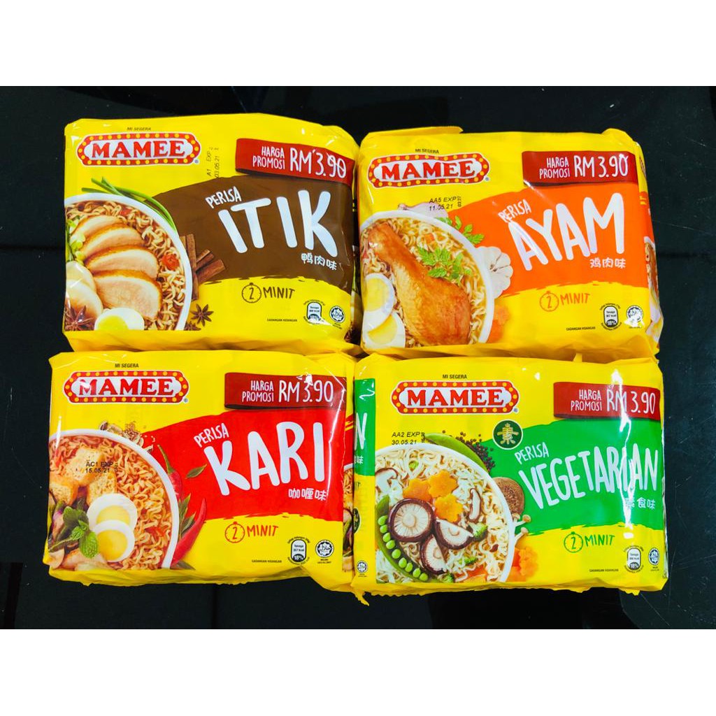MAMEE Classic Mi Segera 5 pak ( 4 Jenis Perisa) | Shopee Malaysia