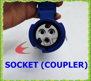 SHINOHAWA 3 PIN 16A SAFETY INDUSTRIAL PLUG / COUPLING SOCKET / WALL ...