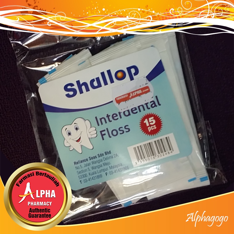 Shallop Interdental Floss (15 pieces) | Shopee Malaysia