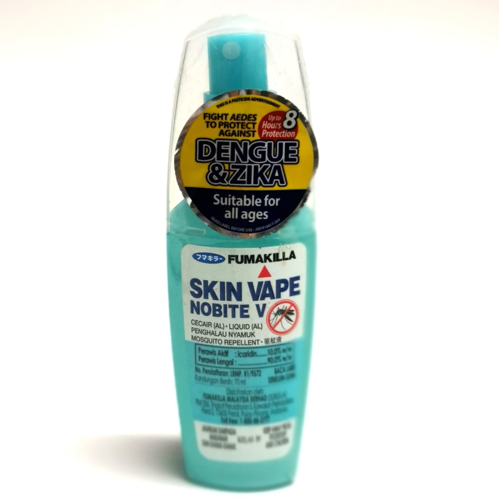 Fumakilla Skin Vape Nobite V Mosquito Repellent Spray 70ml | Shopee ...