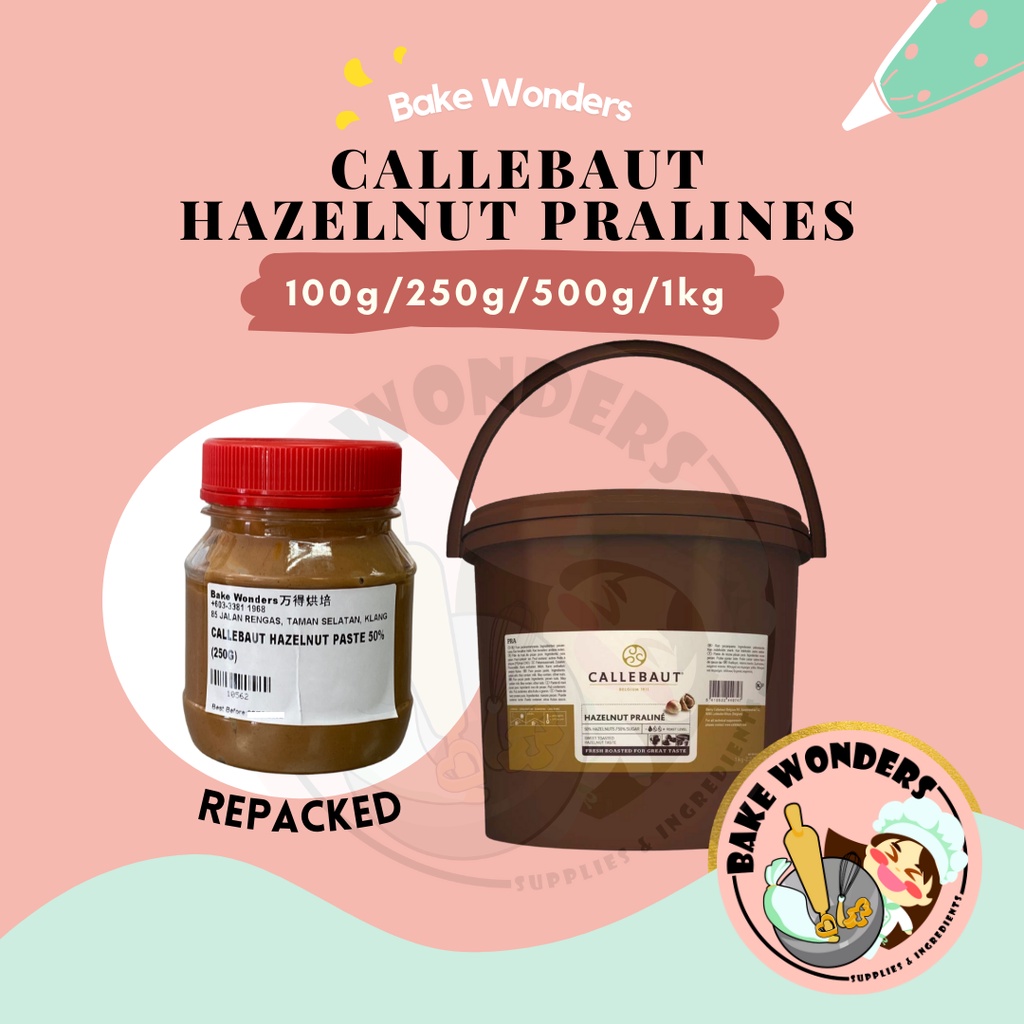 Callebaut Hazelnut Paste 50%/ Hazelnut Paste/ Hazelnut Praline Paste ...