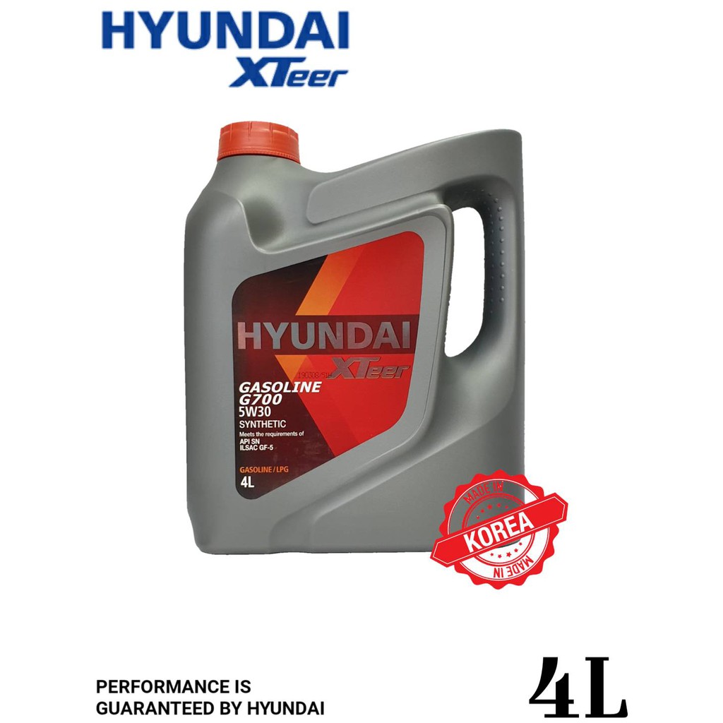 HYUNDAI XTEER 5W30 ENGINE OIL (4L) | Shopee Malaysia