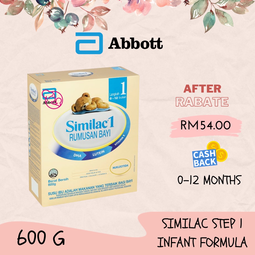 Similac Step 1 Infant Formula 600g (Exp: 11/2022) | Shopee Malaysia